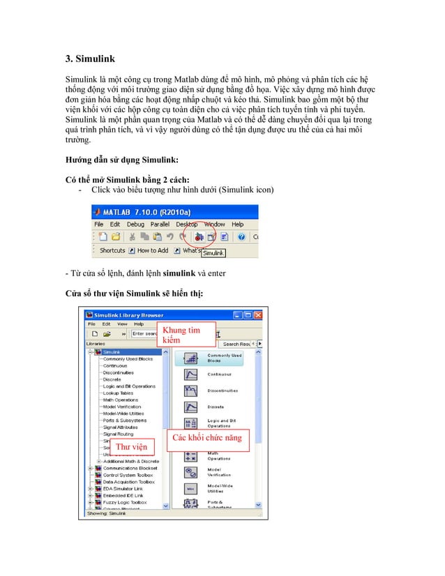 Huong danmatlab simulink | PDF
