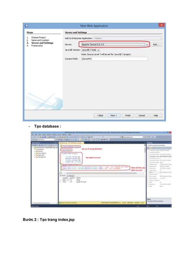 Hướng dẫn xây dựng ứng dụng web theo mô hình MVC bằng ngôn ngữ Java | PDF