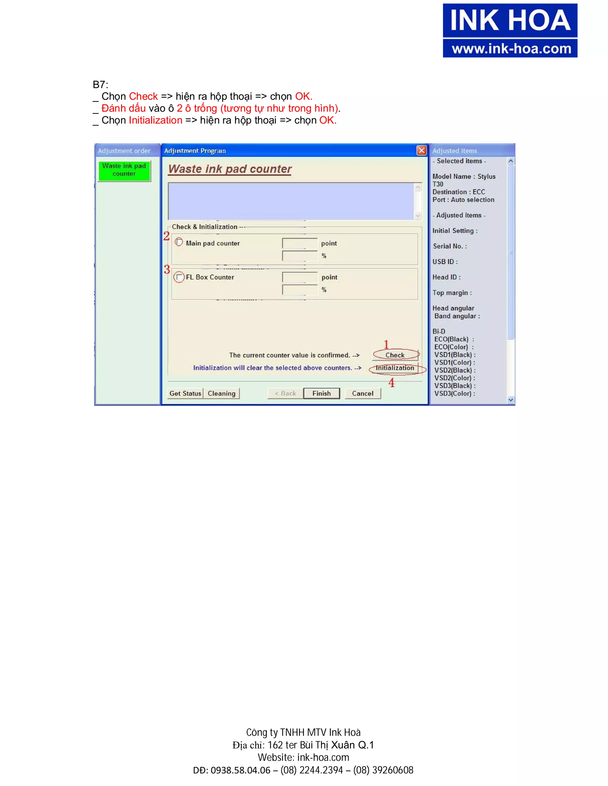 Huong dan reset muc l200 epson | PDF