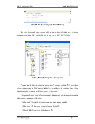 Hướng dẫn sử dụng AVR studio | PDF
