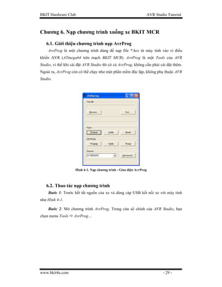 Hướng dẫn sử dụng AVR studio | PDF