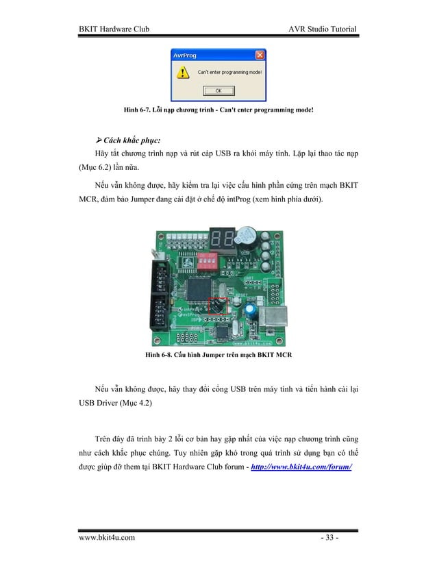 Hướng dẫn sử dụng AVR studio | PDF