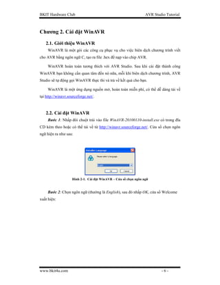 Hướng dẫn sử dụng AVR studio | PDF