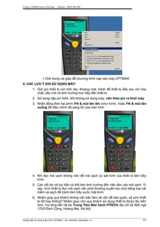 Hướng dẫn sử dụng máy kiểm kho Cipherlab CPT8000L | DOC