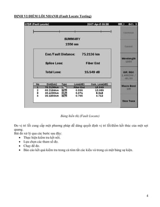 Huong dan su dung may do odtr anritsu mt9083 | PDF