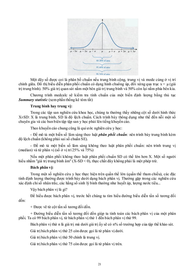 Huong dan su dung medcalc | PDF