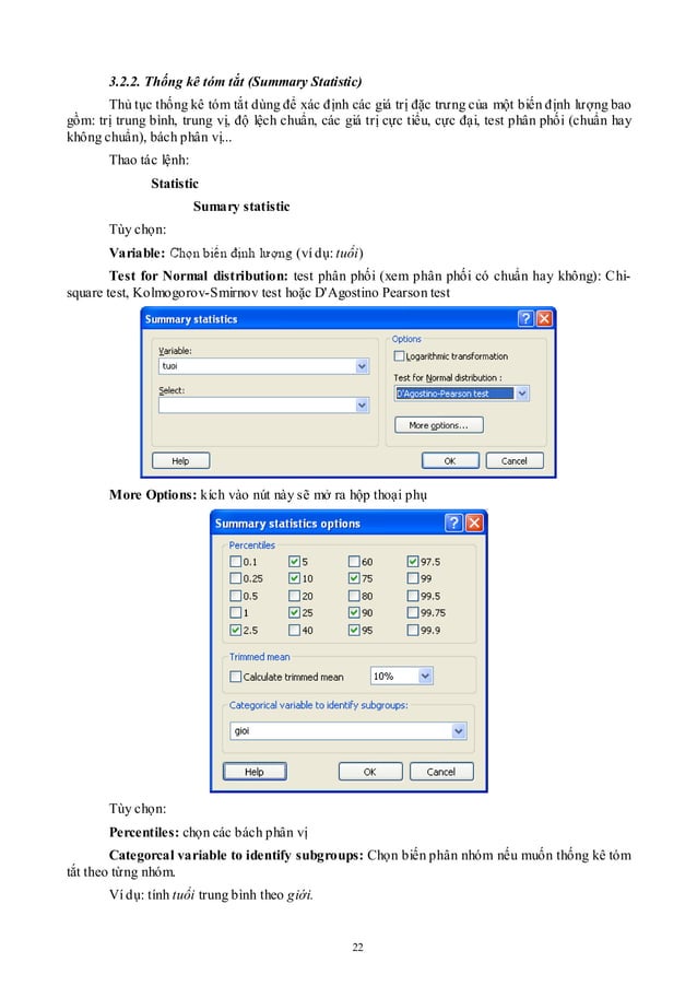 Huong dan su dung medcalc | PDF