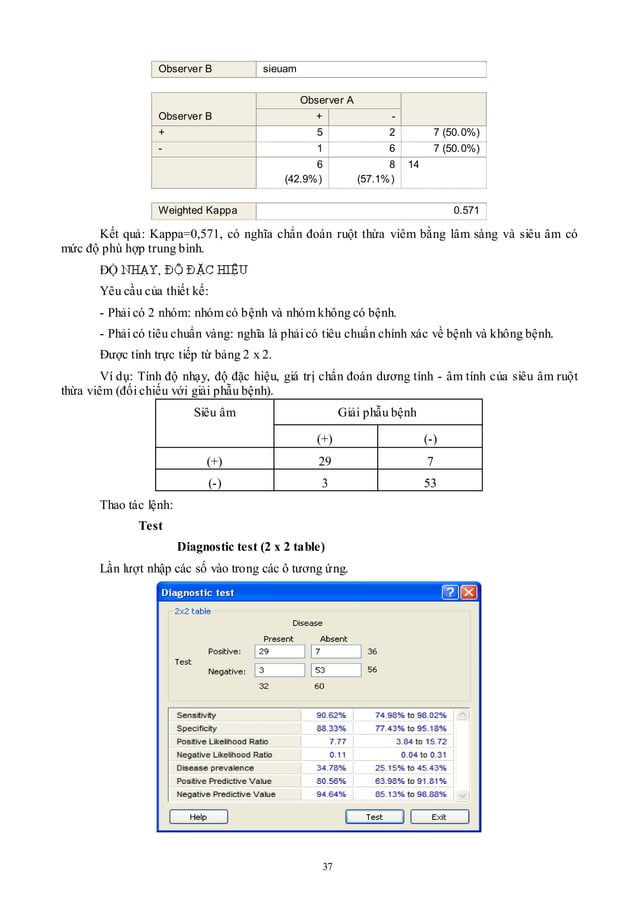 Huong dan su dung medcalc | PDF