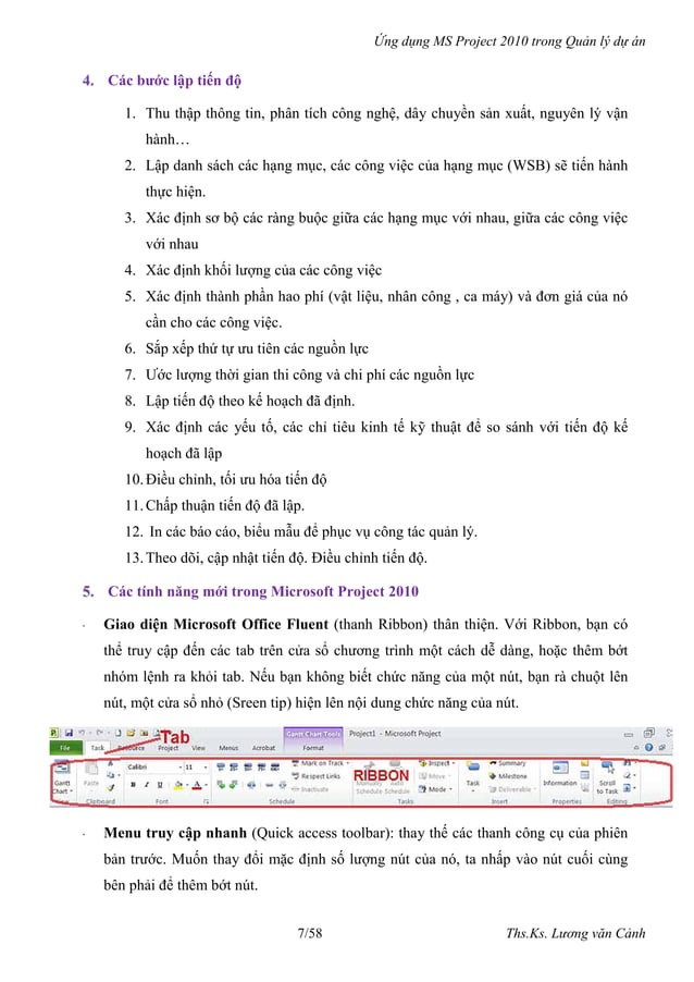 Huong dan su dung microsoft project | PDF