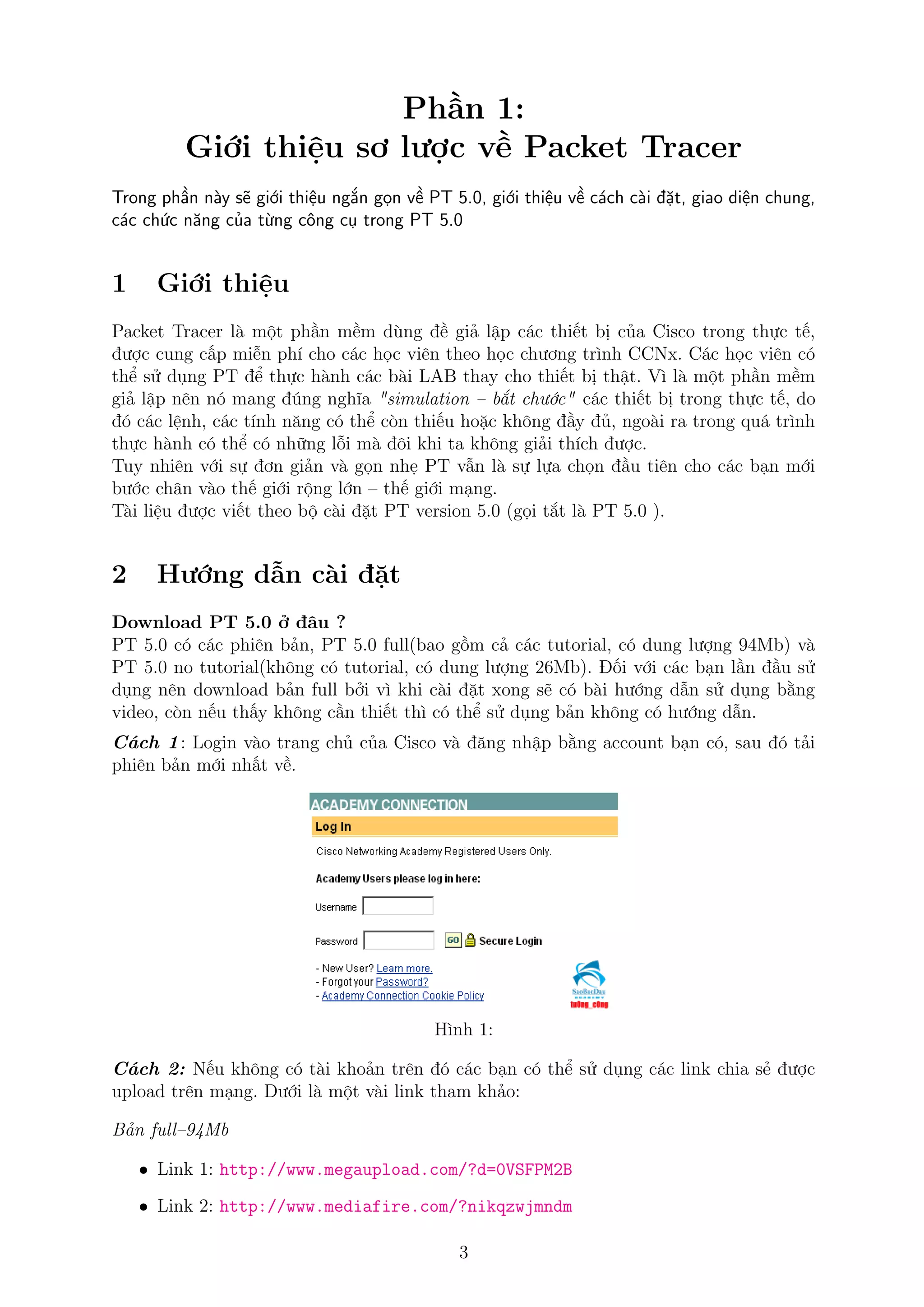 Huong dan su dung packet tracer | PDF
