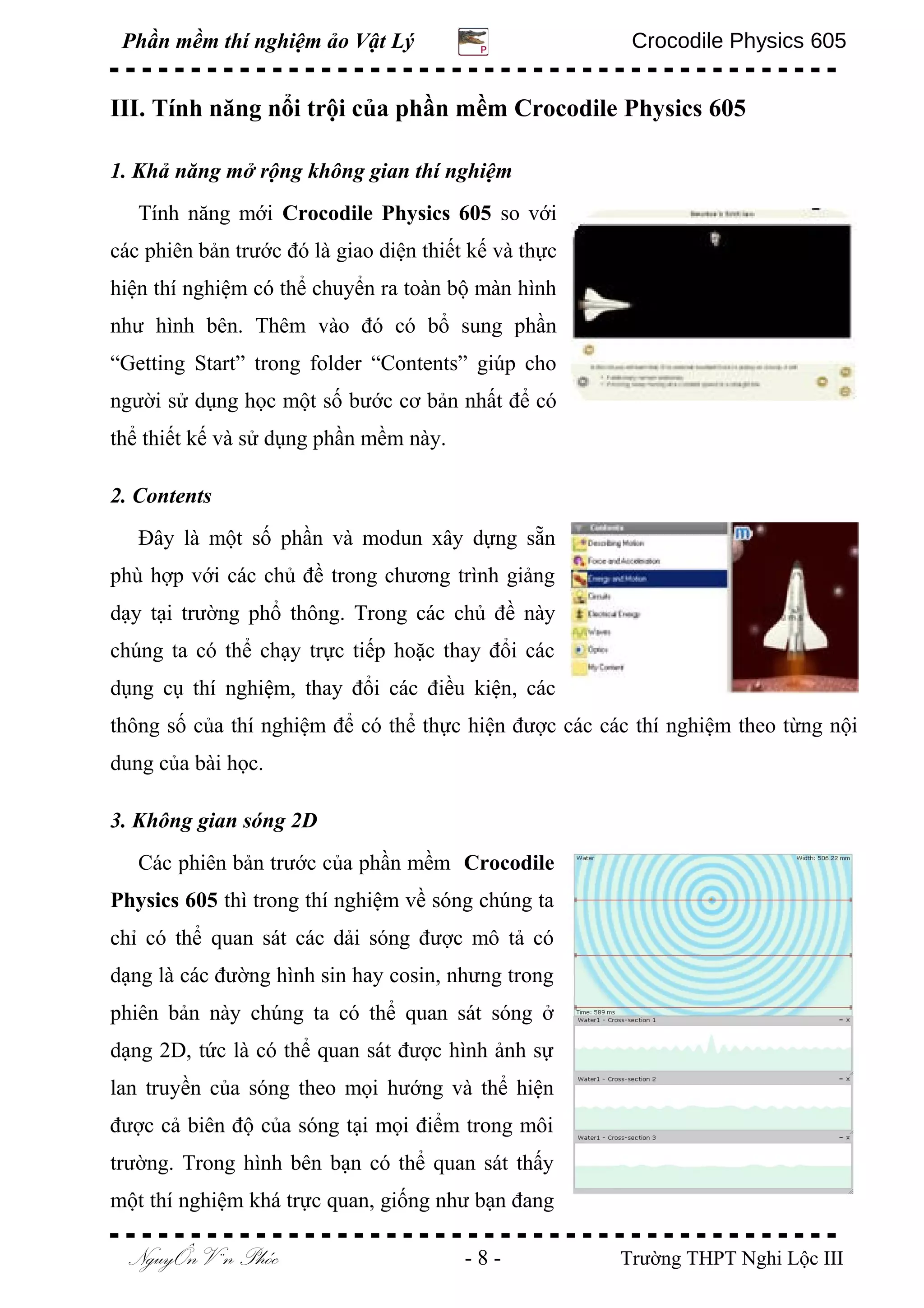 Huong dan su dung phan mem thi nghiem ao vat ly crocodile physics 605 ...