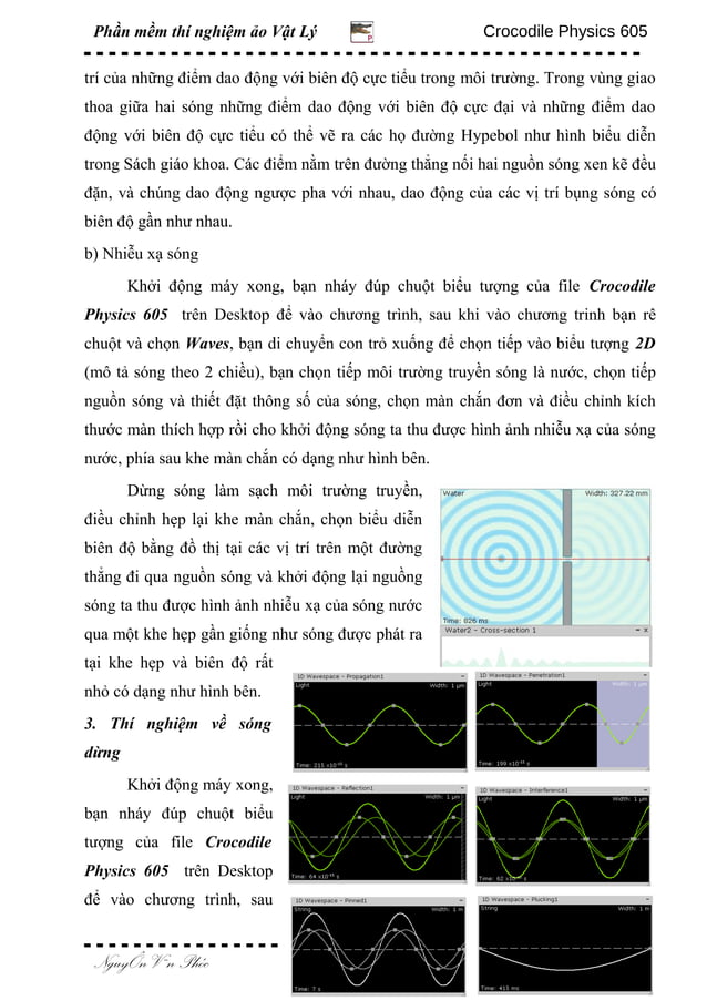 Huong dan su dung phan mem thi nghiem ao vat ly crocodile physics 605 bang tieng viet | DOC