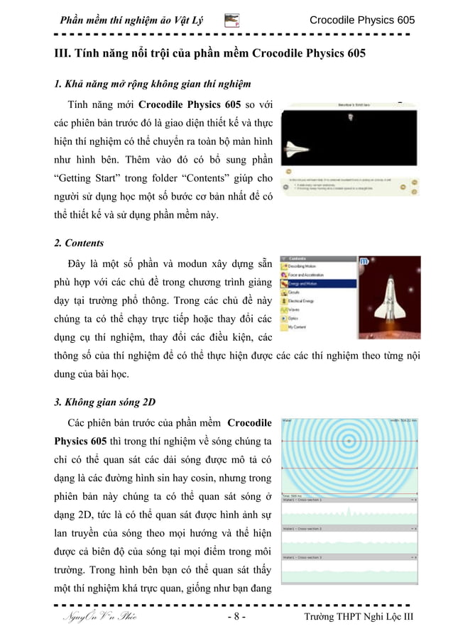 Huong dan su dung phan mem thi nghiem ao vat ly crocodile physics 605 bang tieng viet | DOC
