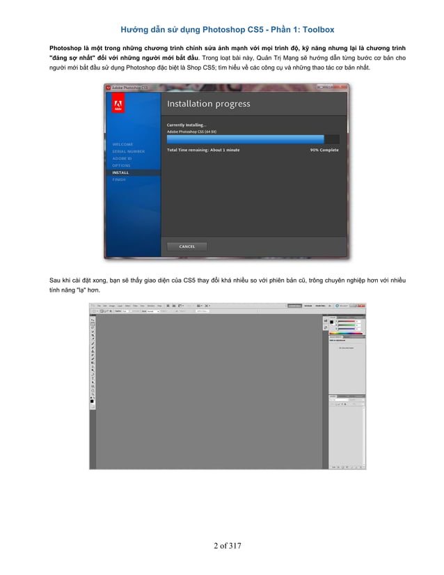 Huong dan su dung photoshop cs5 | PDF