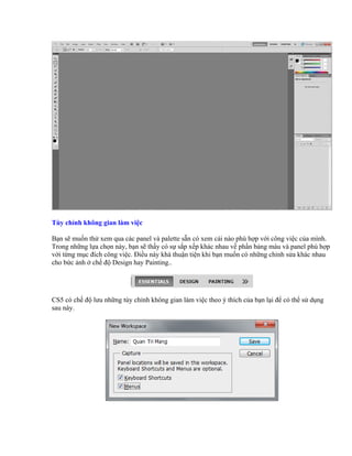 Huong dan su dung photoshop cs5 phan 1 | PDF