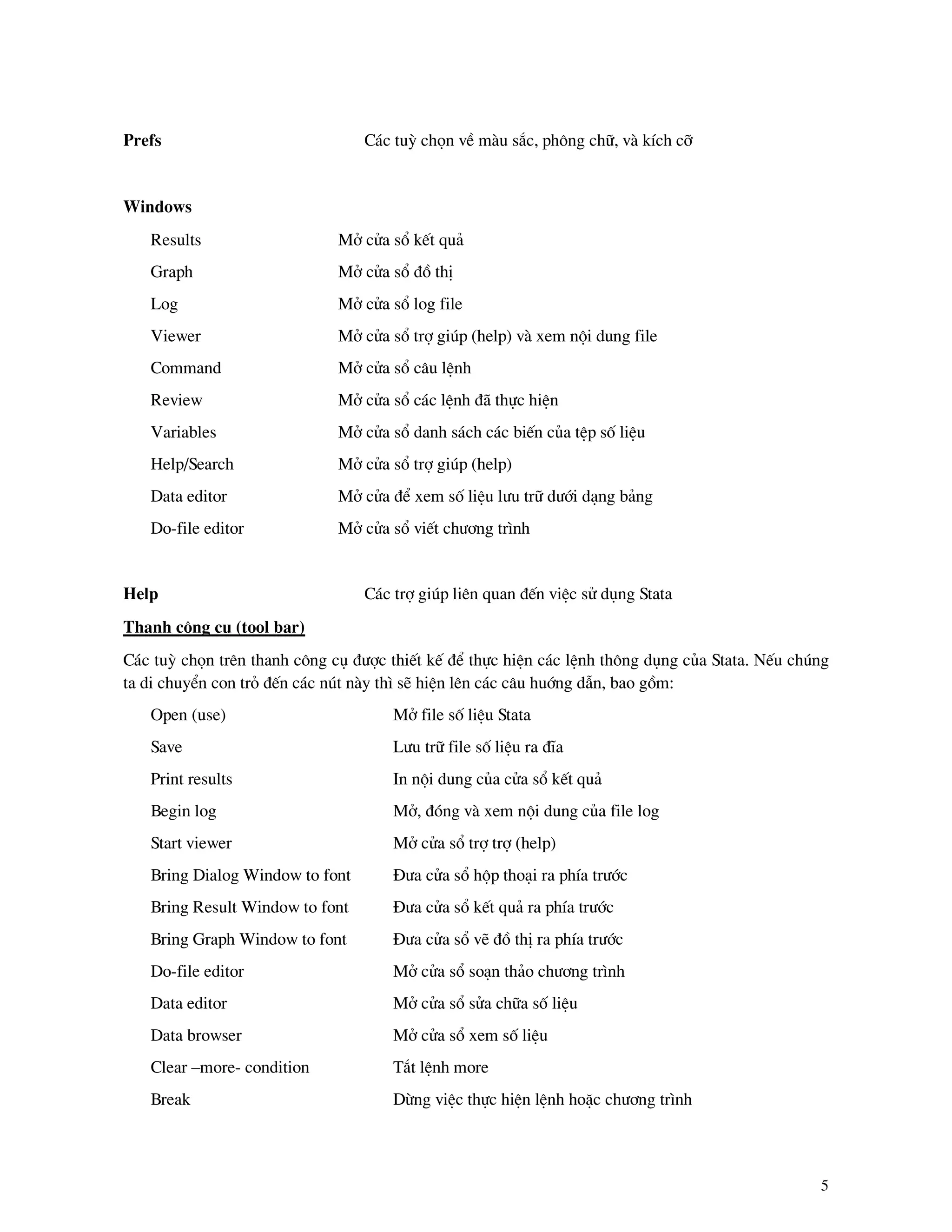 Hướng dẫn sử dụng STATA | PDF