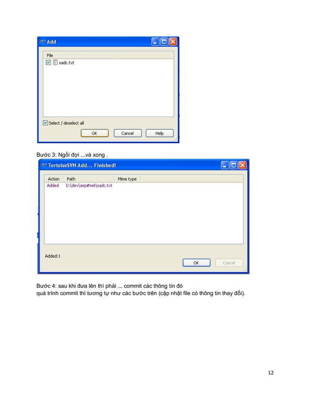 Huong dan su_dung_subversion | PDF