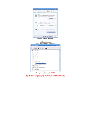 Huong dan su dung usb com | PDF