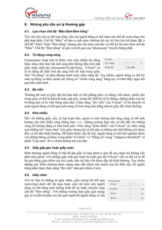 Hướng dẫn sử dụng V-scan | PDF