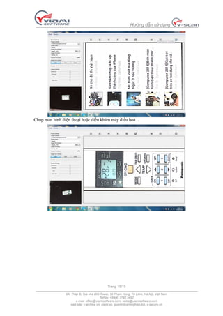 Hướng dẫn sử dụng V-scan | PDF