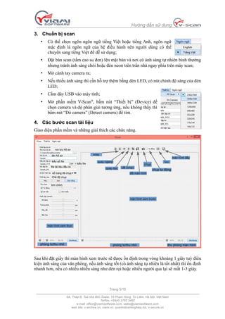 Hướng dẫn sử dụng V-scan | PDF
