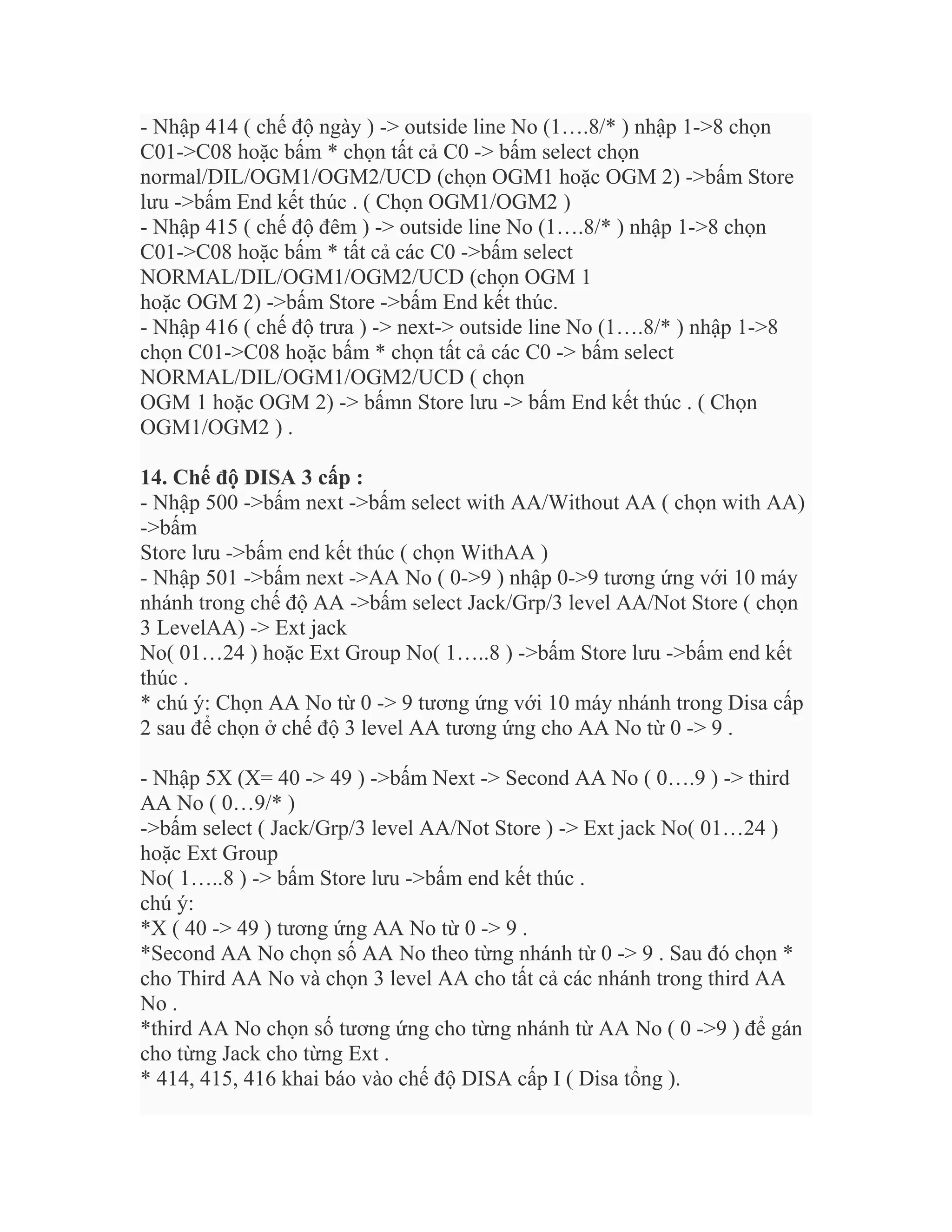 Huong dan su dung va lap trinh tong dai dien thoai panasonic | PDF