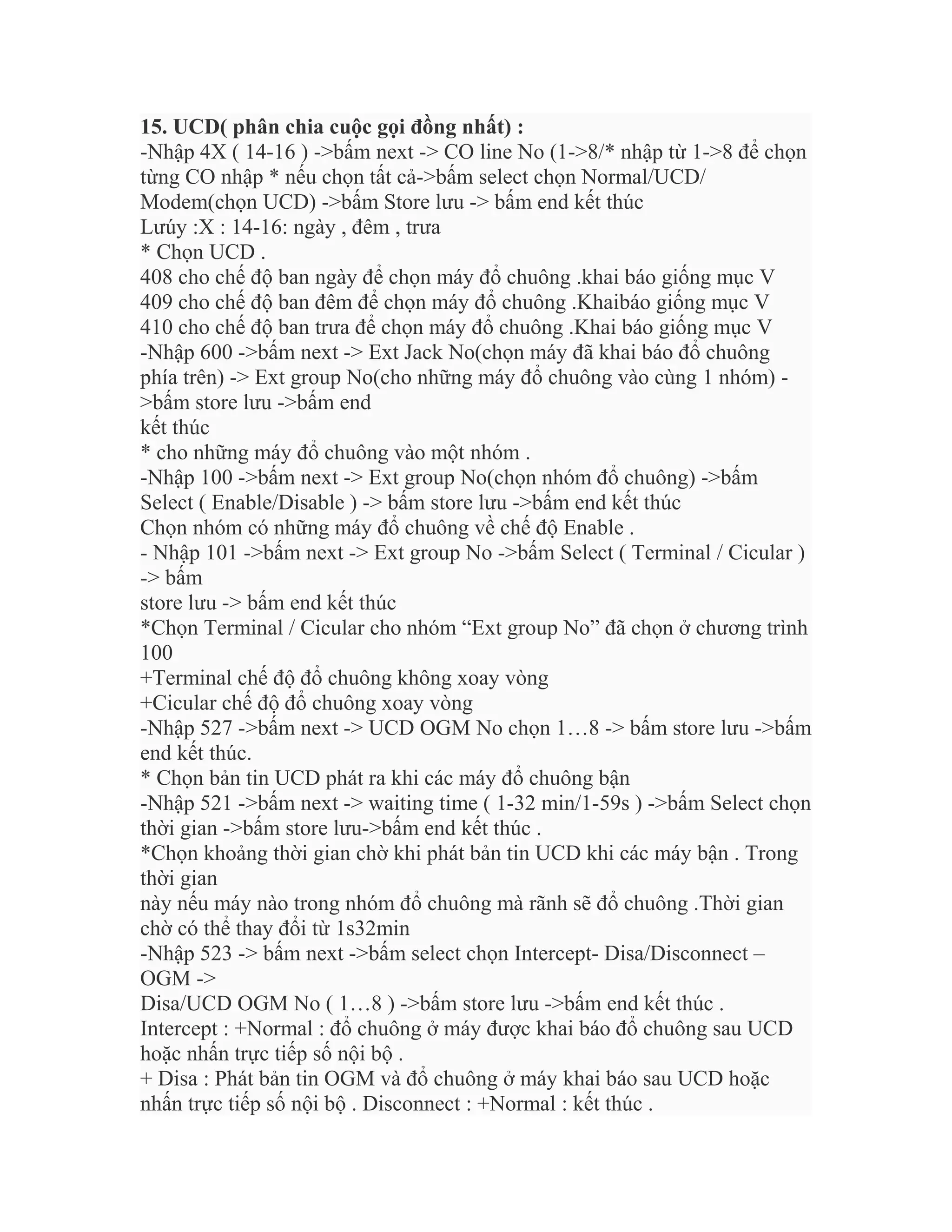 Huong dan su dung va lap trinh tong dai dien thoai panasonic | PDF