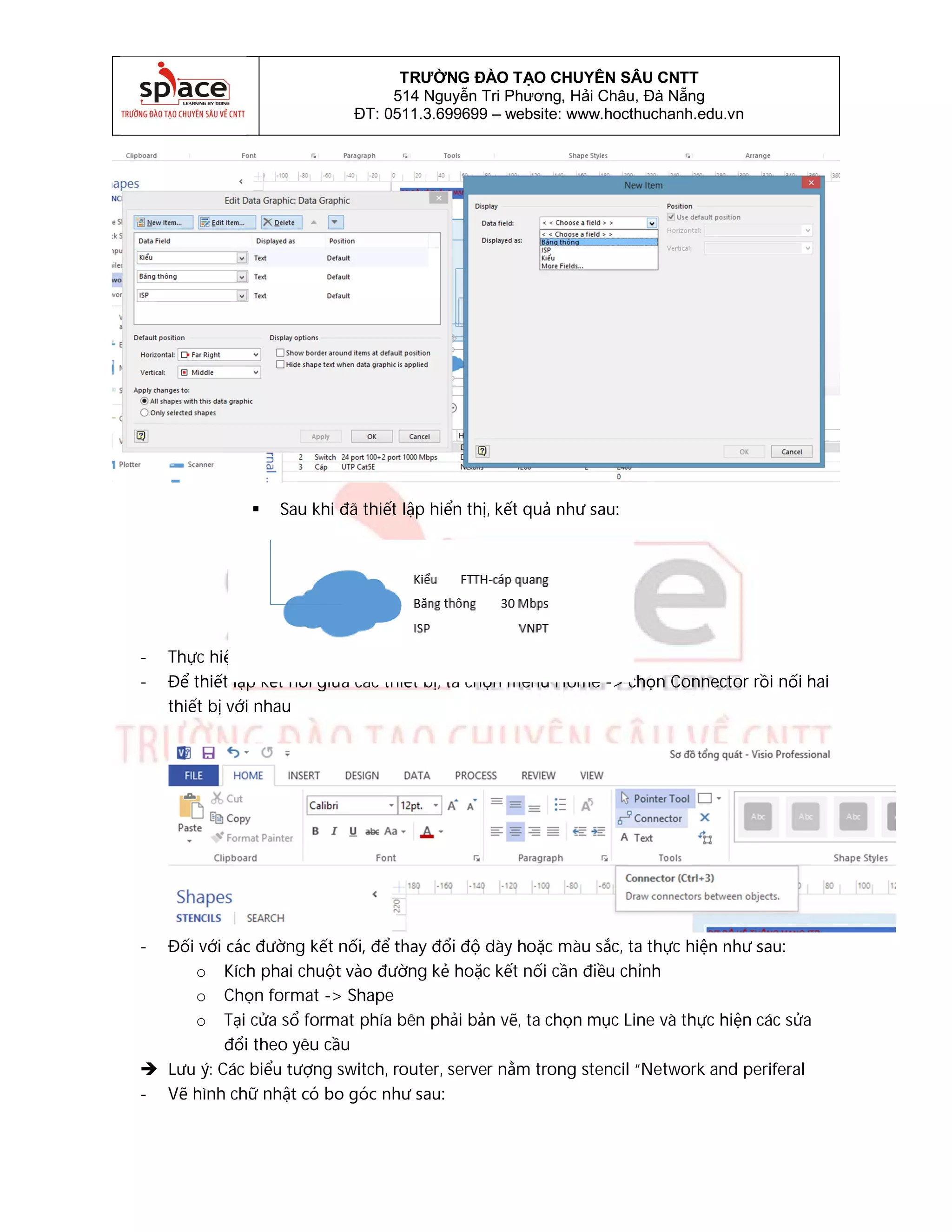 Huong dan su dung visio | PDF