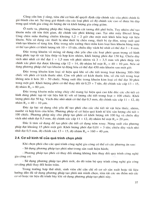 Huong dan thiet ke do an cong nghe che tao may | PDF