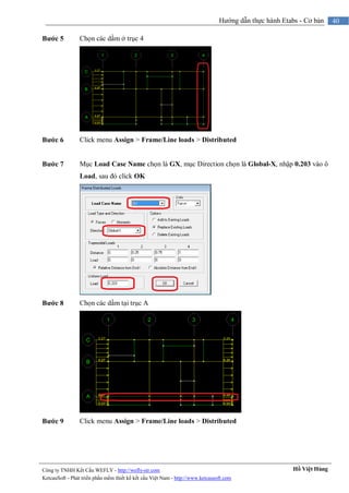Hướng dẫn thực hành Etabs (cơ bản) | PDF