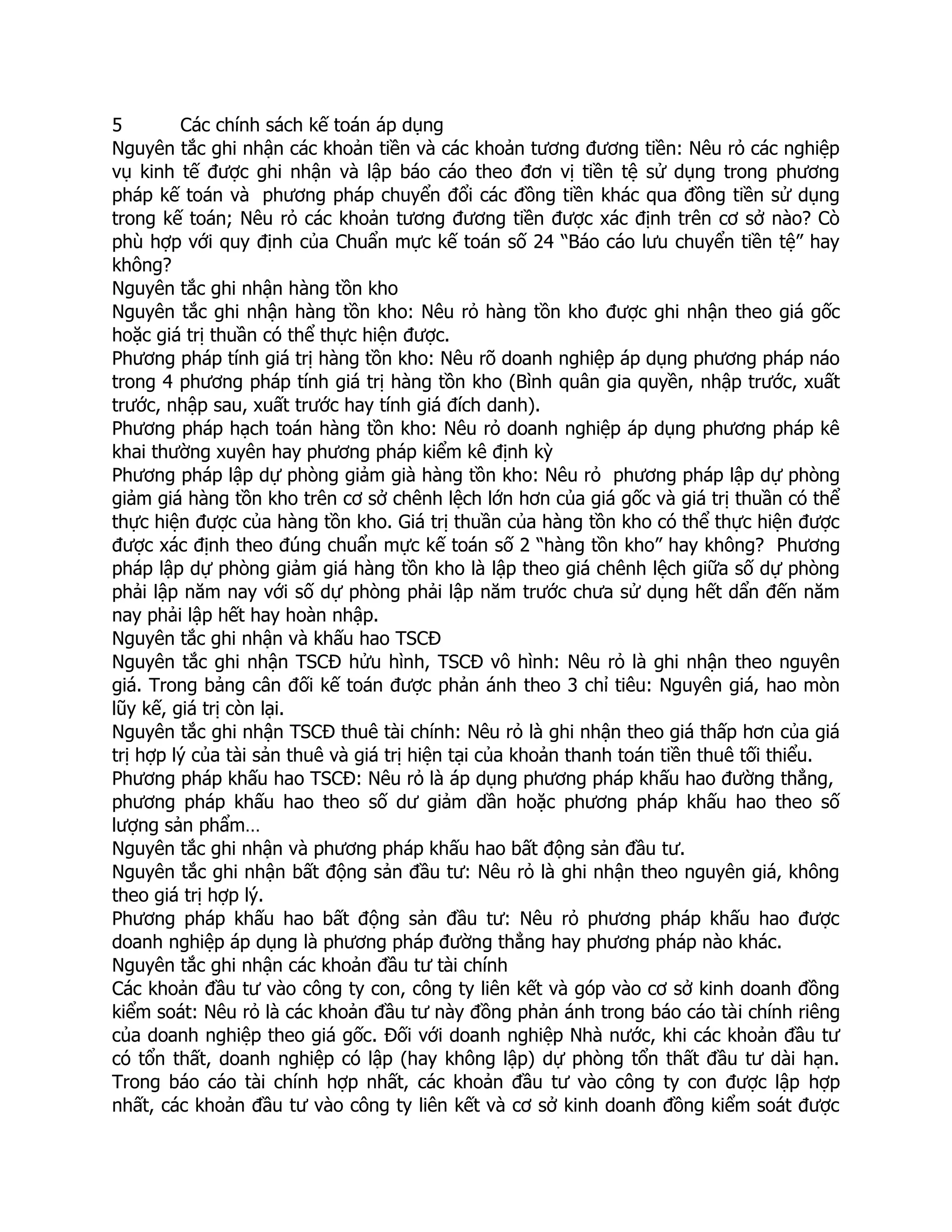 Huong dan thuyet minh BCTC qđ 15 | DOCX