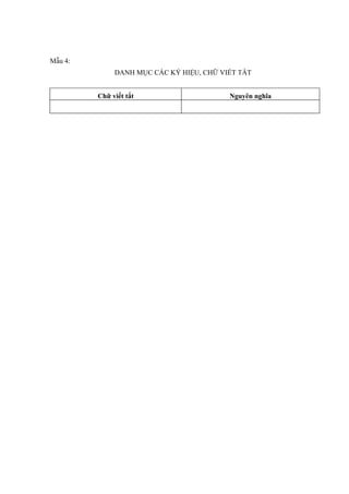 Huong dan trinh bay viet khoa luan | DOC