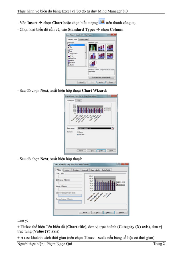 Huong dan ve bieu do bang excel tap huan 82012 | PDF