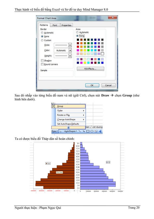 Huong dan ve bieu do bang excel tap huan 82012 | PDF