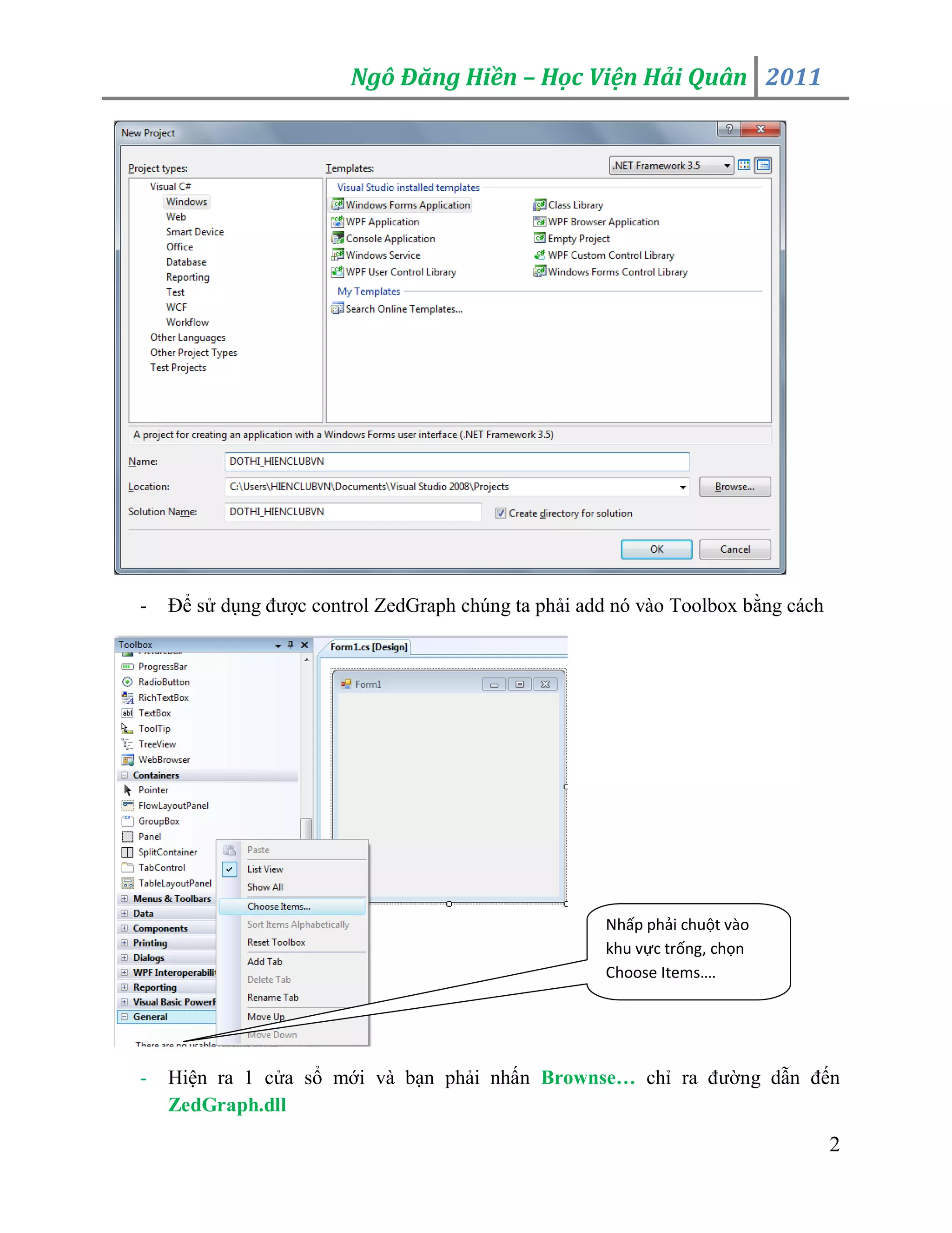 Huong dan ve do thi voi vc# | PDF