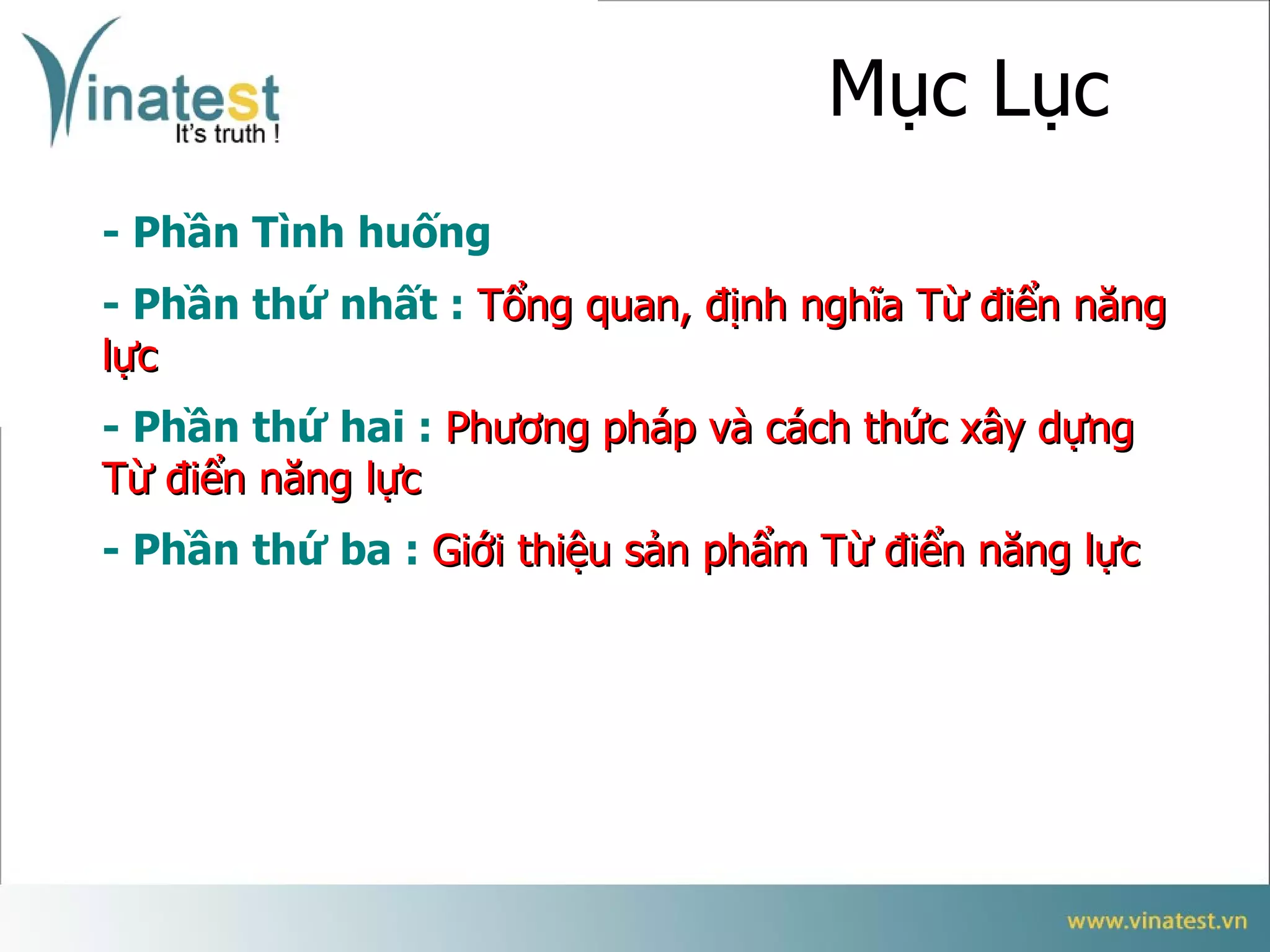 Huong dan xay dung tu dien nang luc | PPT