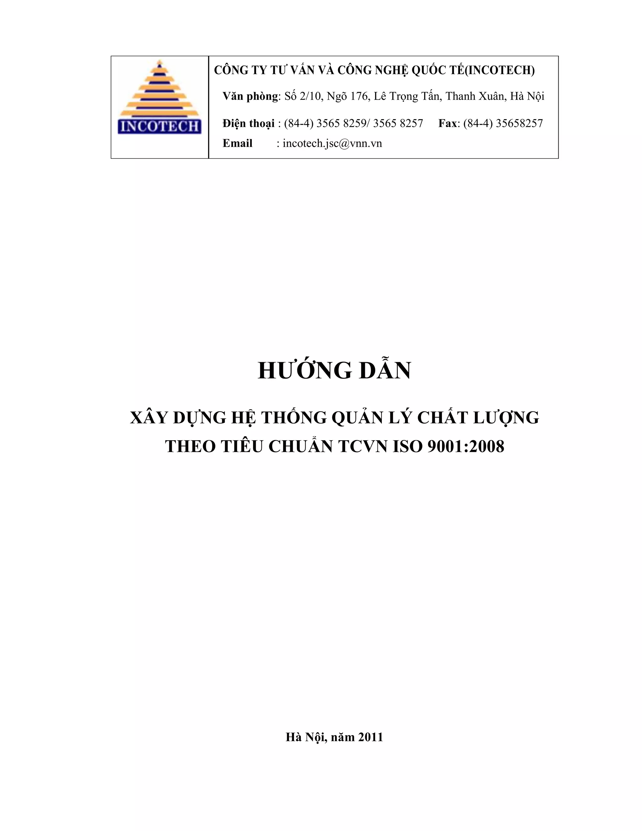 Huong dan xd_van_ban_iso_9001 | PDF