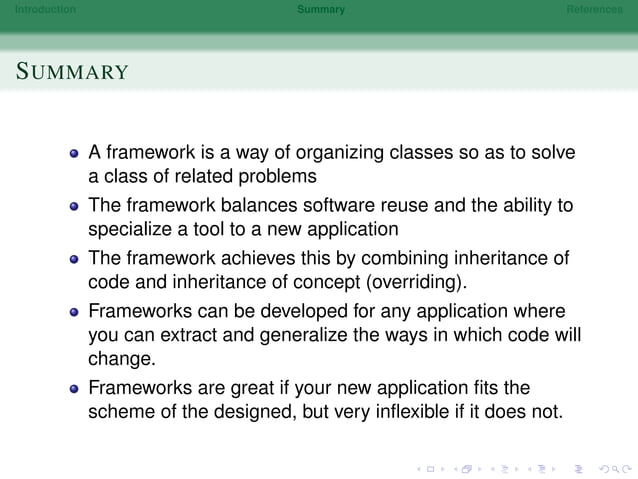 Software Frameworks | PPT