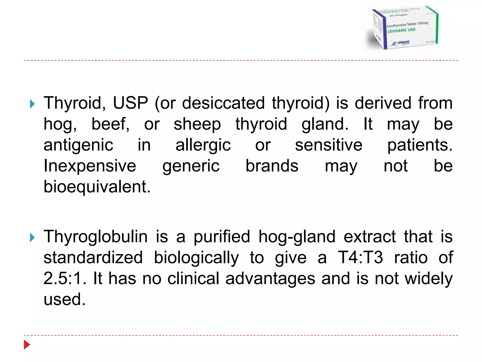 Hypothyroidism Diagnosis, Etiopathogenesis and Treatment | PPTX