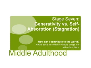 Erik Erikson's Eight Stages of Psychosocial Development | PPTX