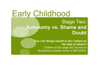 Erik Erikson's Eight Stages of Psychosocial Development | PPTX