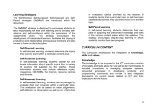 Huraian Sukatan ICT Bahasa Inggeris | PDF