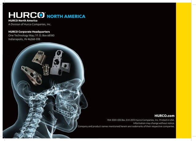 Hurco lathe-technical-catalog | PPT