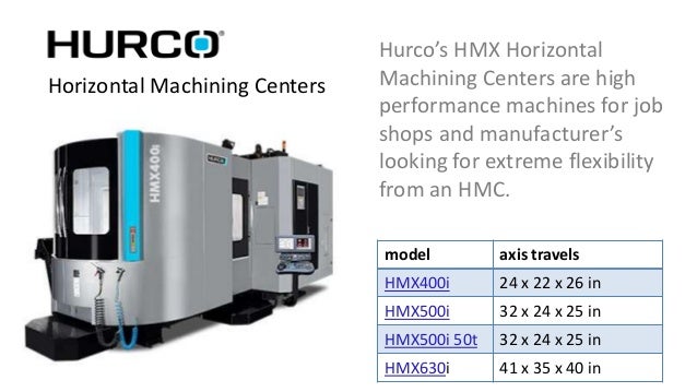 Hurco Product Line