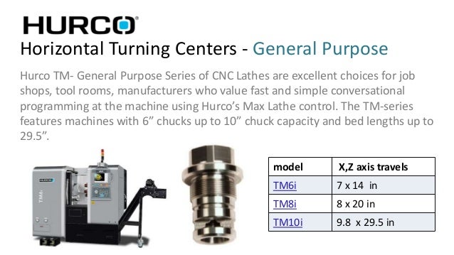 Hurco Product Line