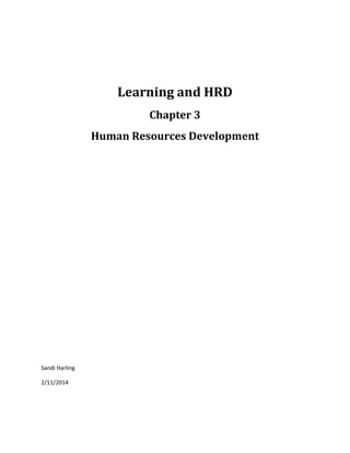 Hurd 601 learning and hrd | PDF