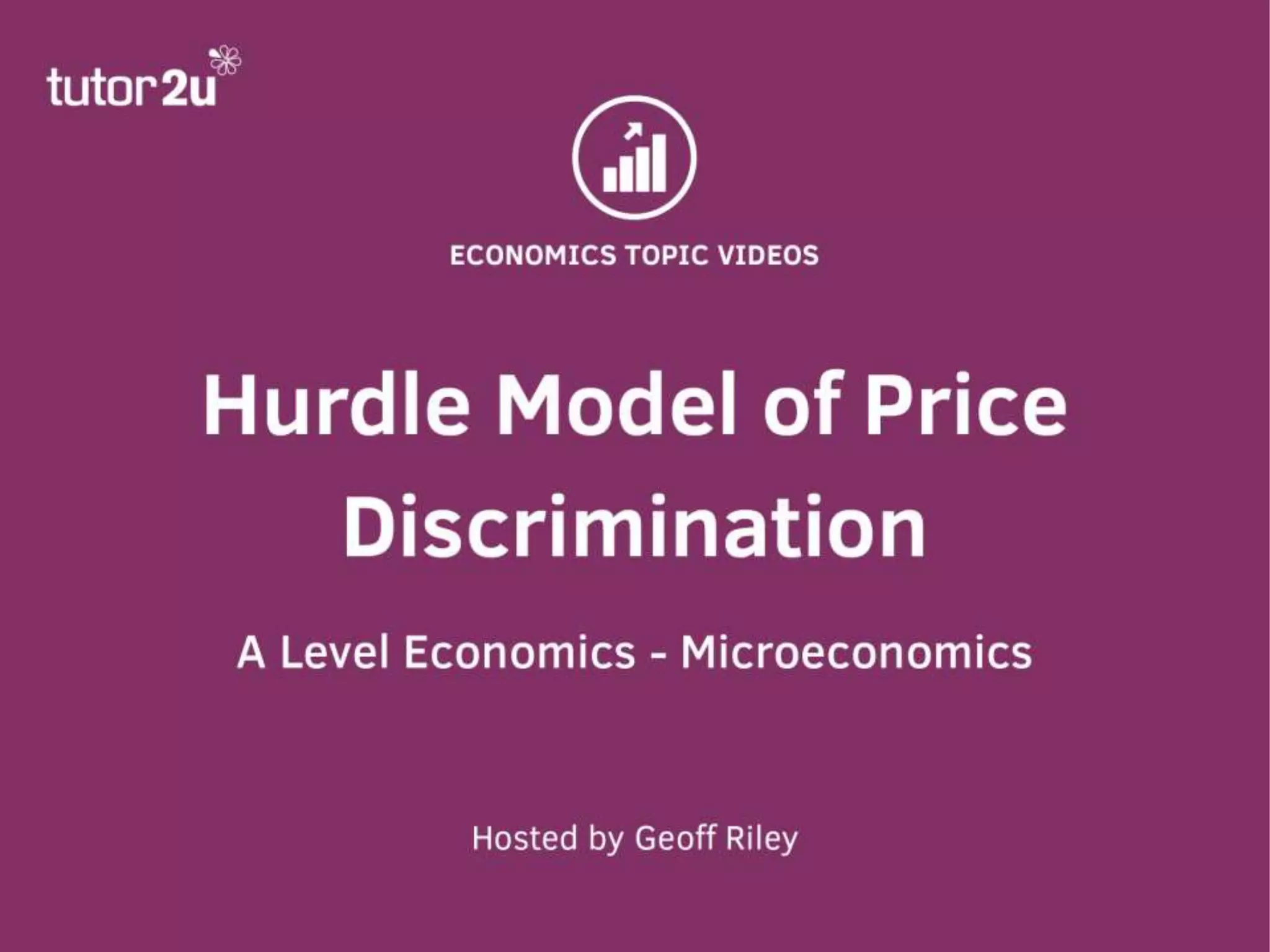 Hurdle Model of Price Discrimination | PPTX