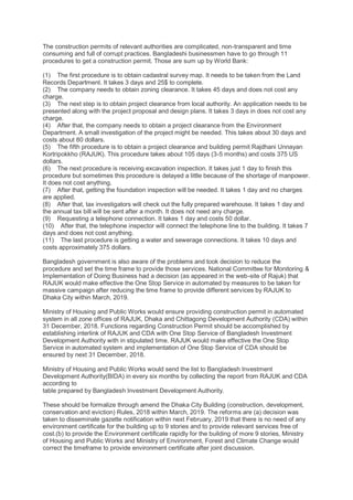 Hurdles to acquiring rajuk and cda permits | PDF