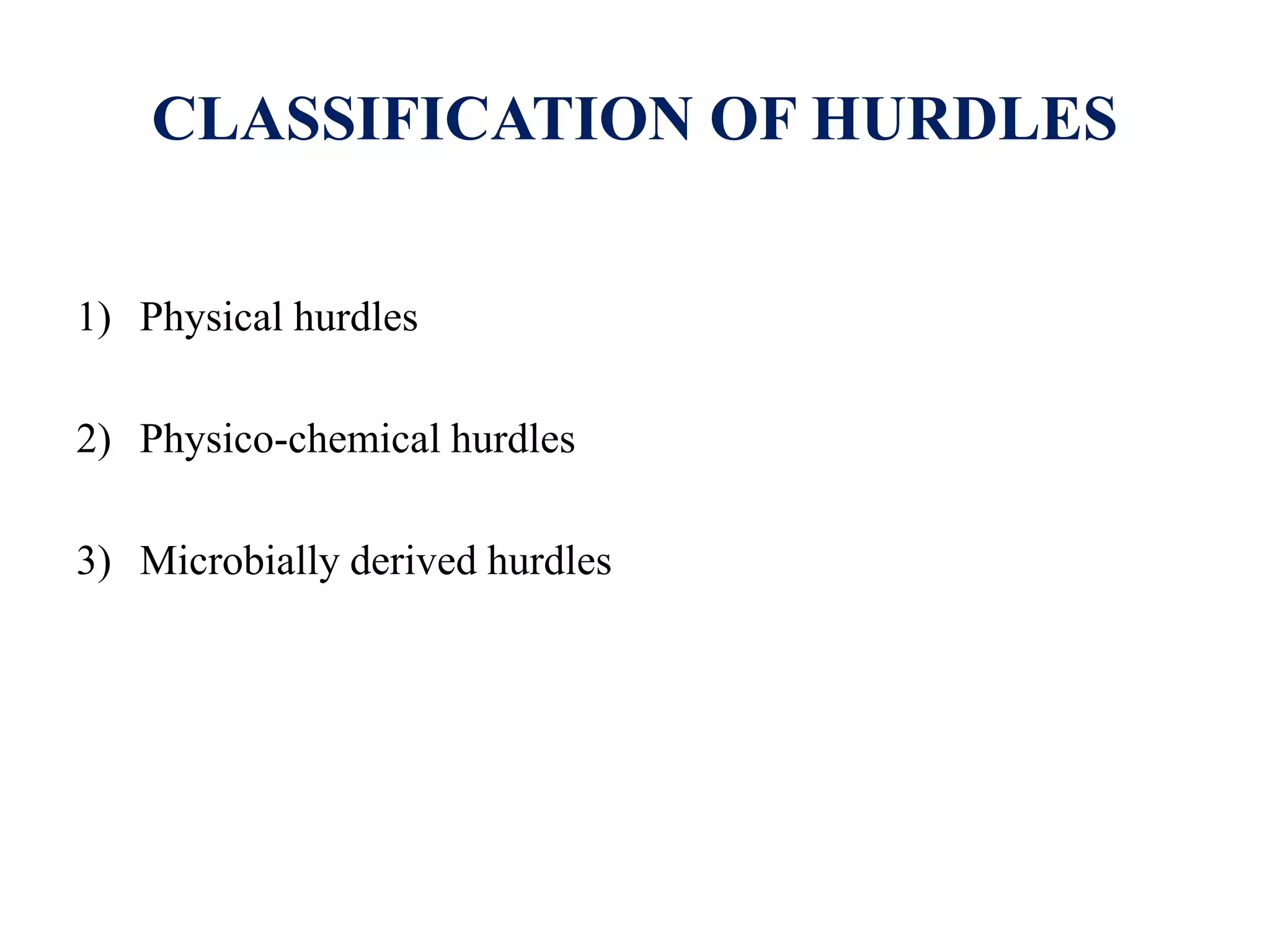 HURDLE TECHNOLOGY IN FOOD INDUSTRY | PPTX