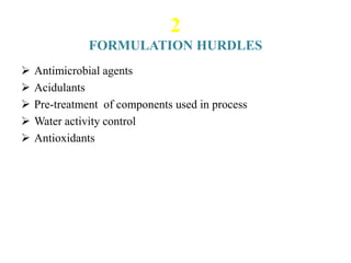 HURDLE TECHNOLOGY IN FOOD INDUSTRY | PPTX